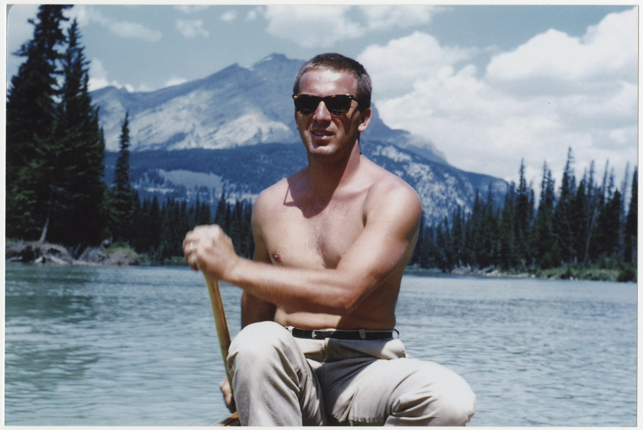Dean Roberts at Glacier National Park - circa 1950s - Alf Engen Museum ...