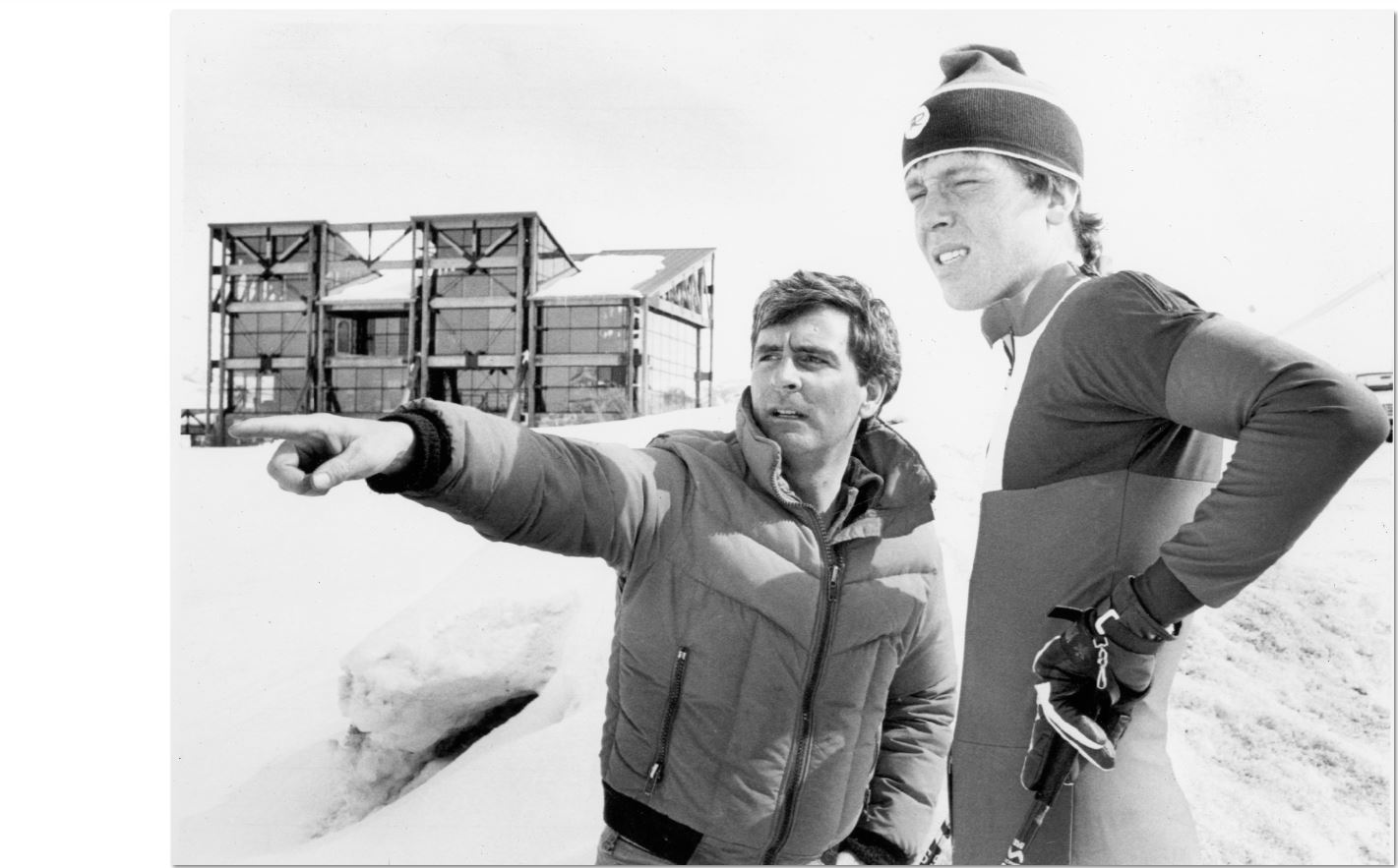 Pat Miller, University of Utah ski coach, and John Aalberg at Jeremy ...