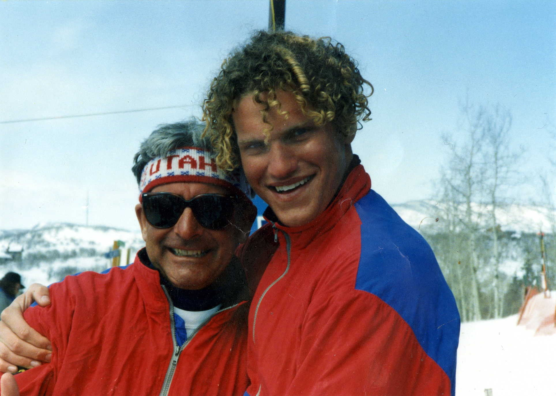Luke Bodensteiner with Pat Miller - Alf Engen Museum Foundation