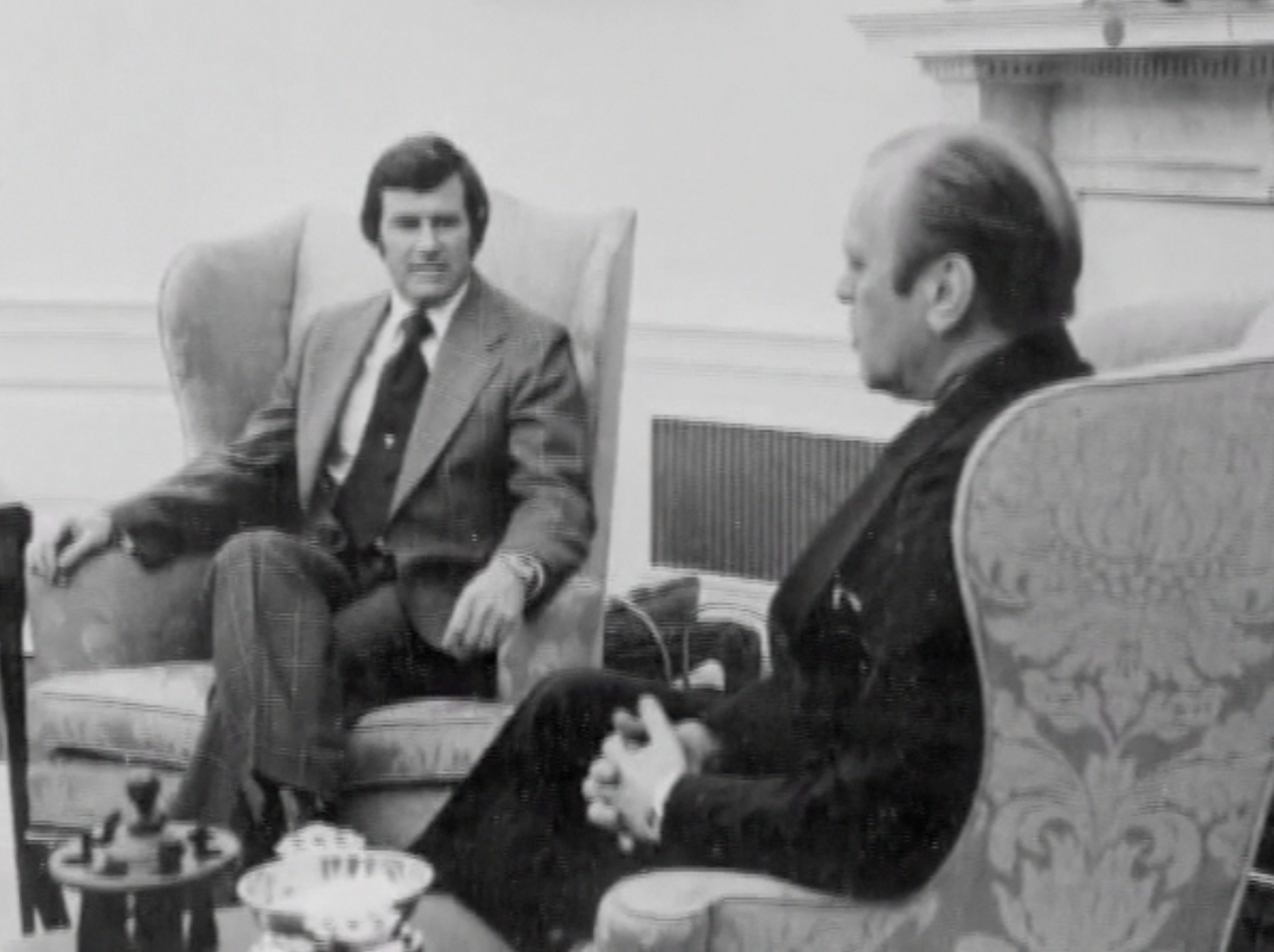 Keith Lange meeting with President Gerald R. Ford in the White House ...